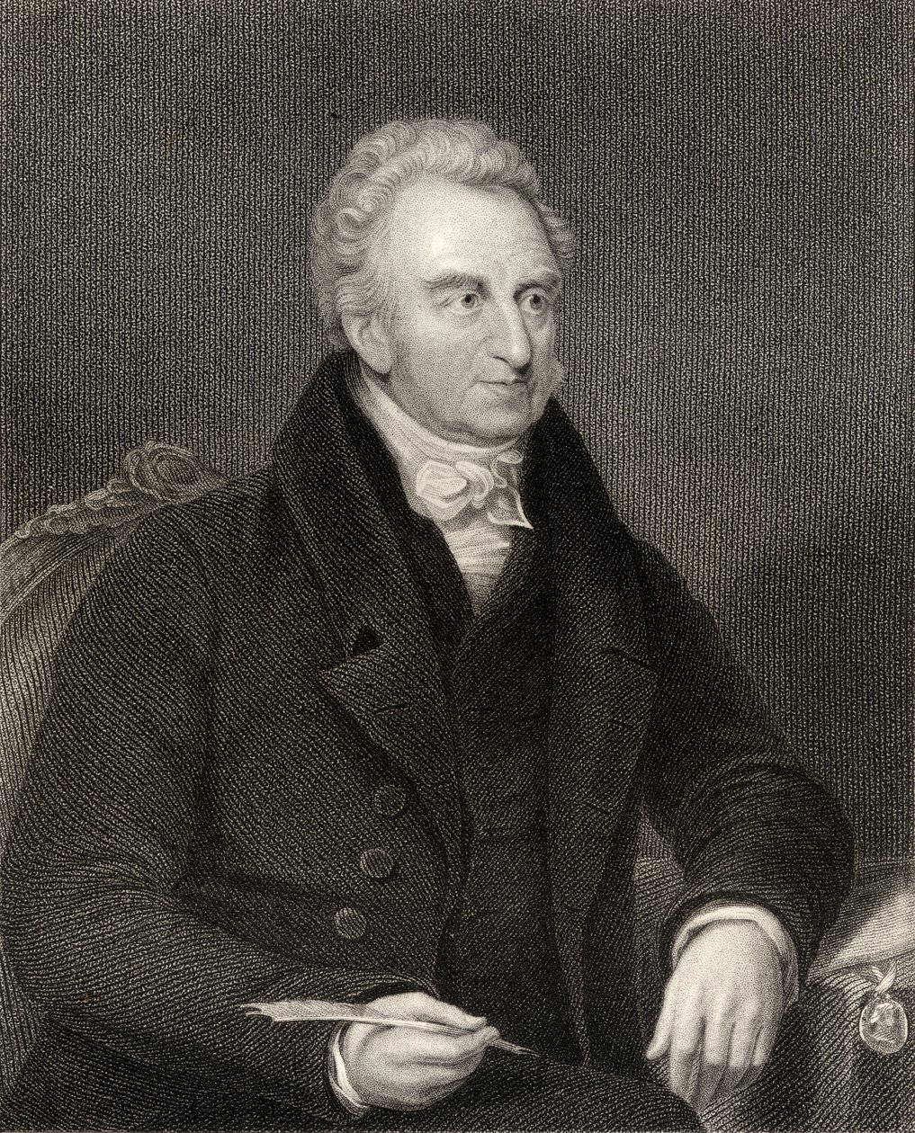 William Roscoe, graviert von Samuel Freeman (1773-1857), aus 'National ...
