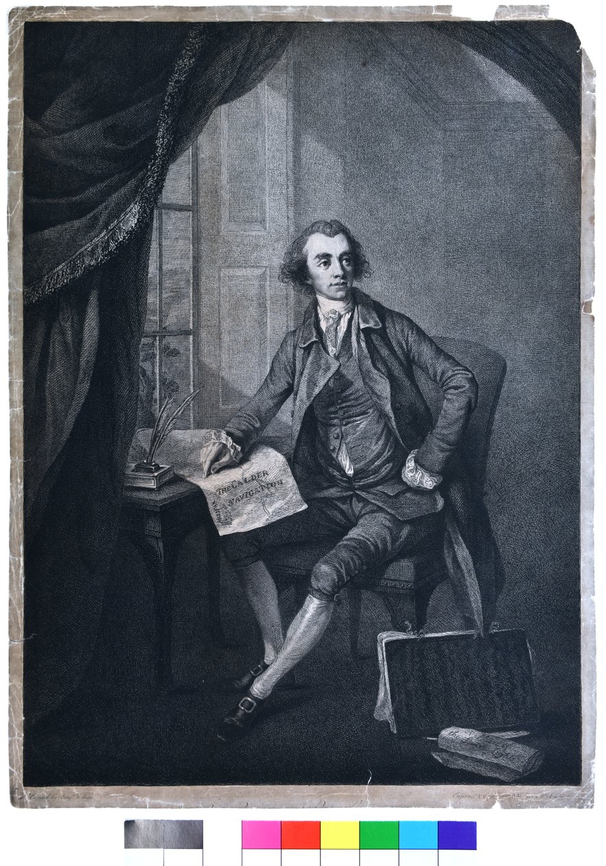 Sir George Saville von James Basire: hochwertiger Kunstdruck
