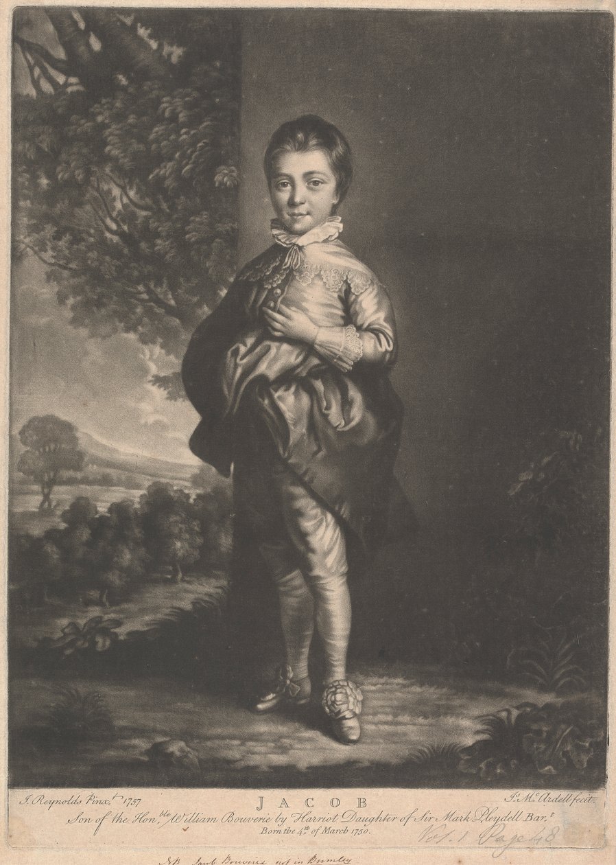Jacob, Sohn des ehrenwerten William Bouverie