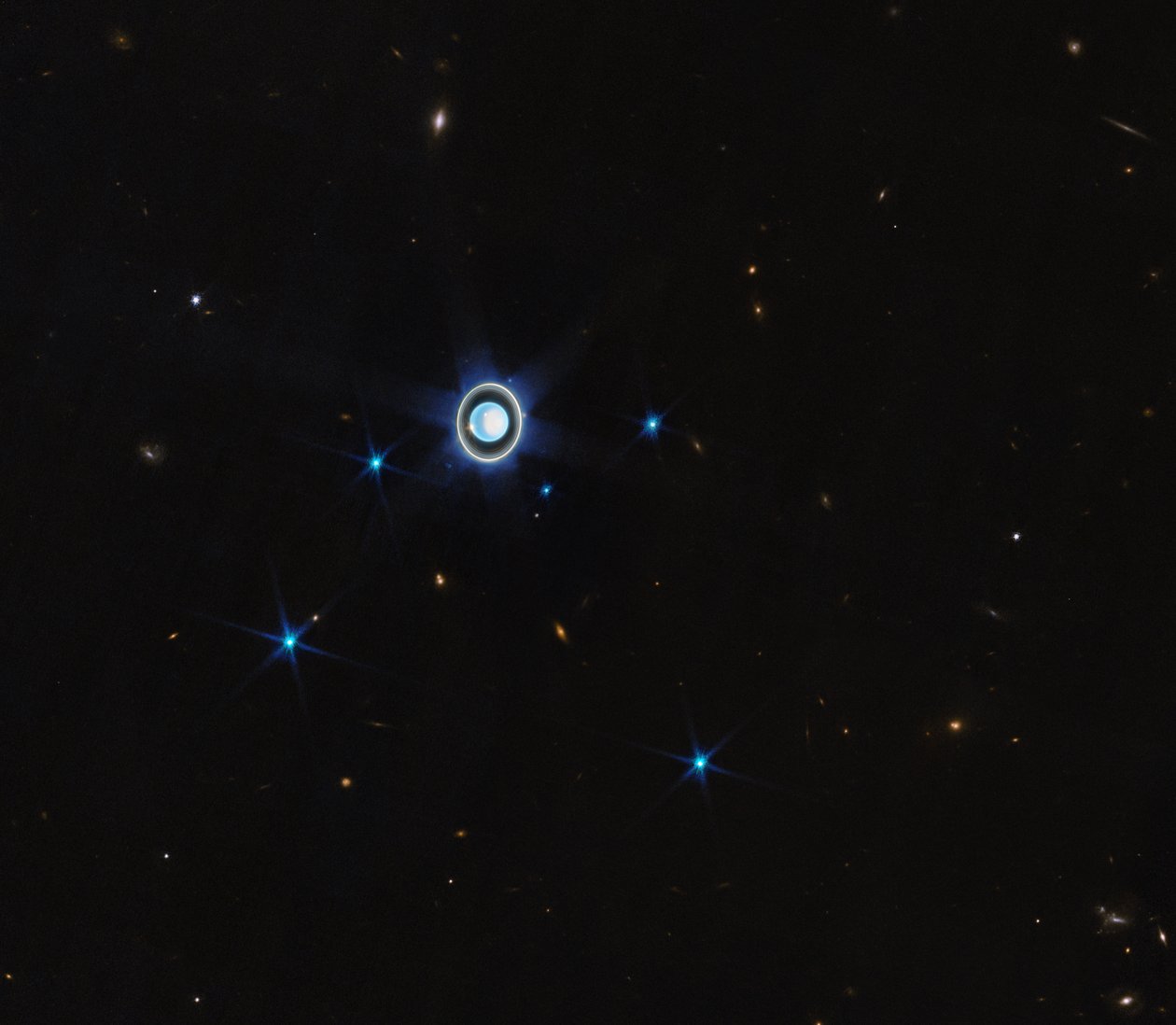 Uranus von James Webb Space Telescope (NASA): Kunstdruck
