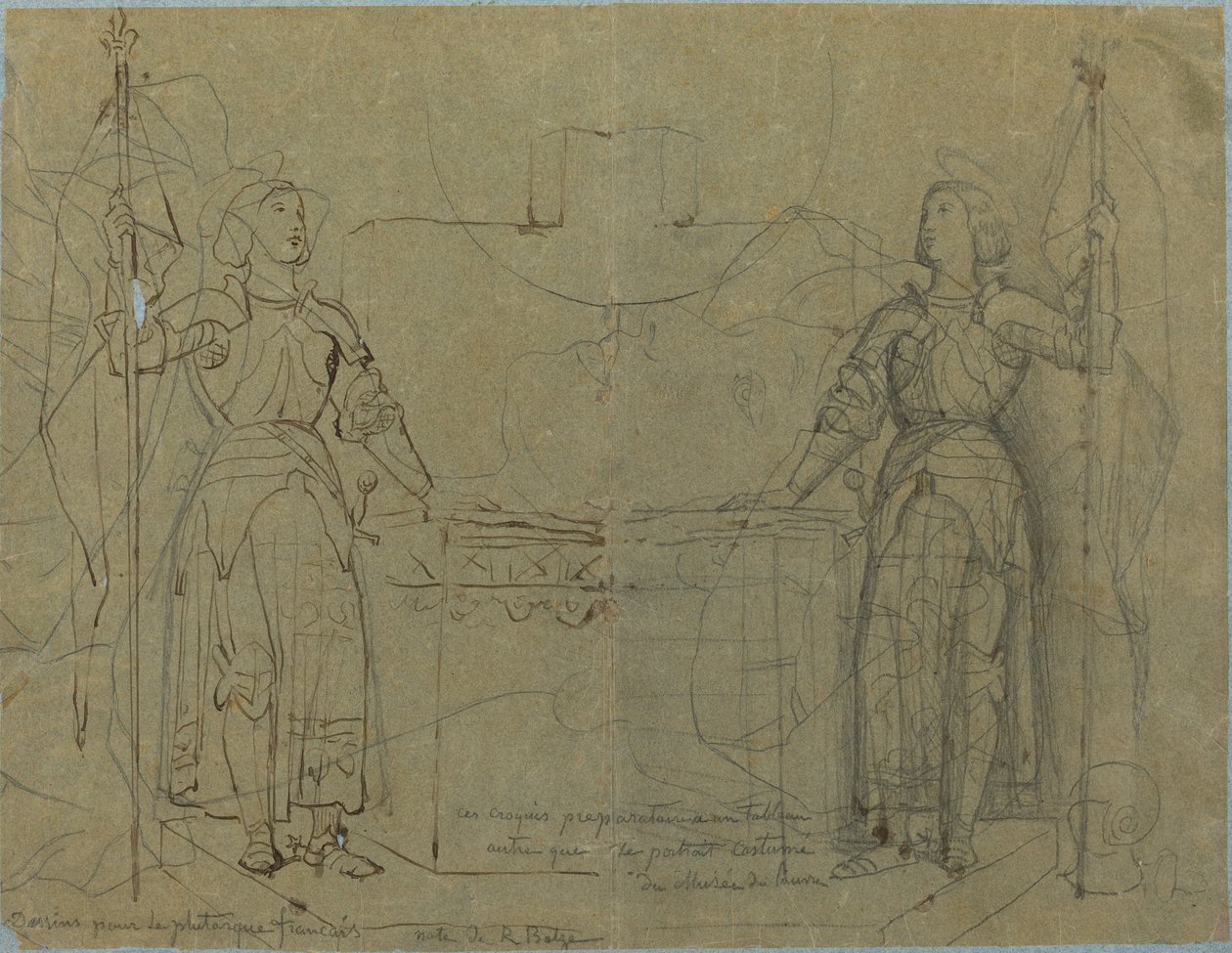 Jeanne d'Arc am Altar der Kathedrale von Reims