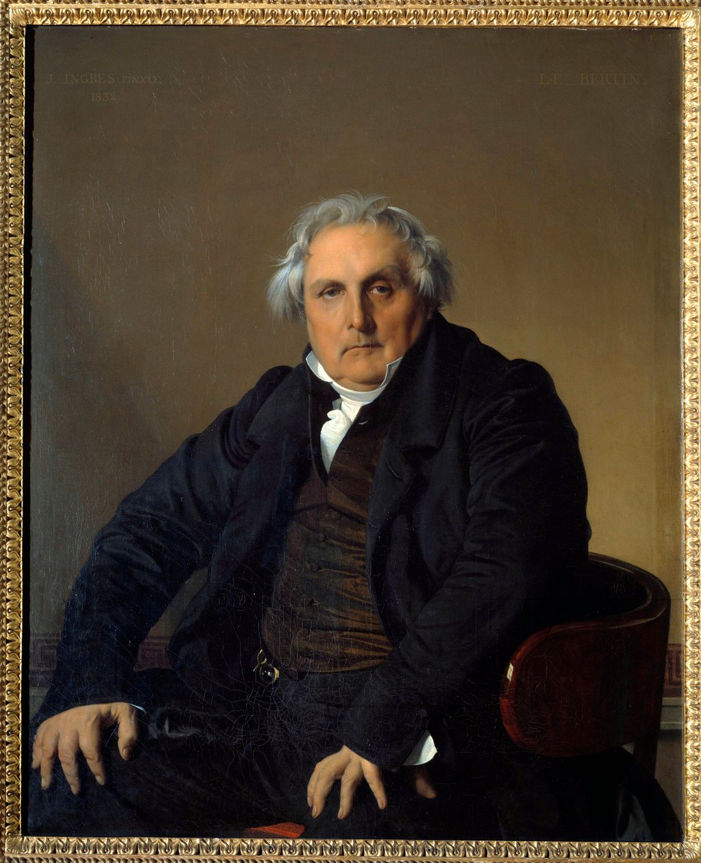 Porträt von Monsieur Louis Francois Bertin (1766-1841) genannt Bertin l ...