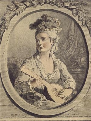 Madame Huet, Gravur von Gilles Demarteau