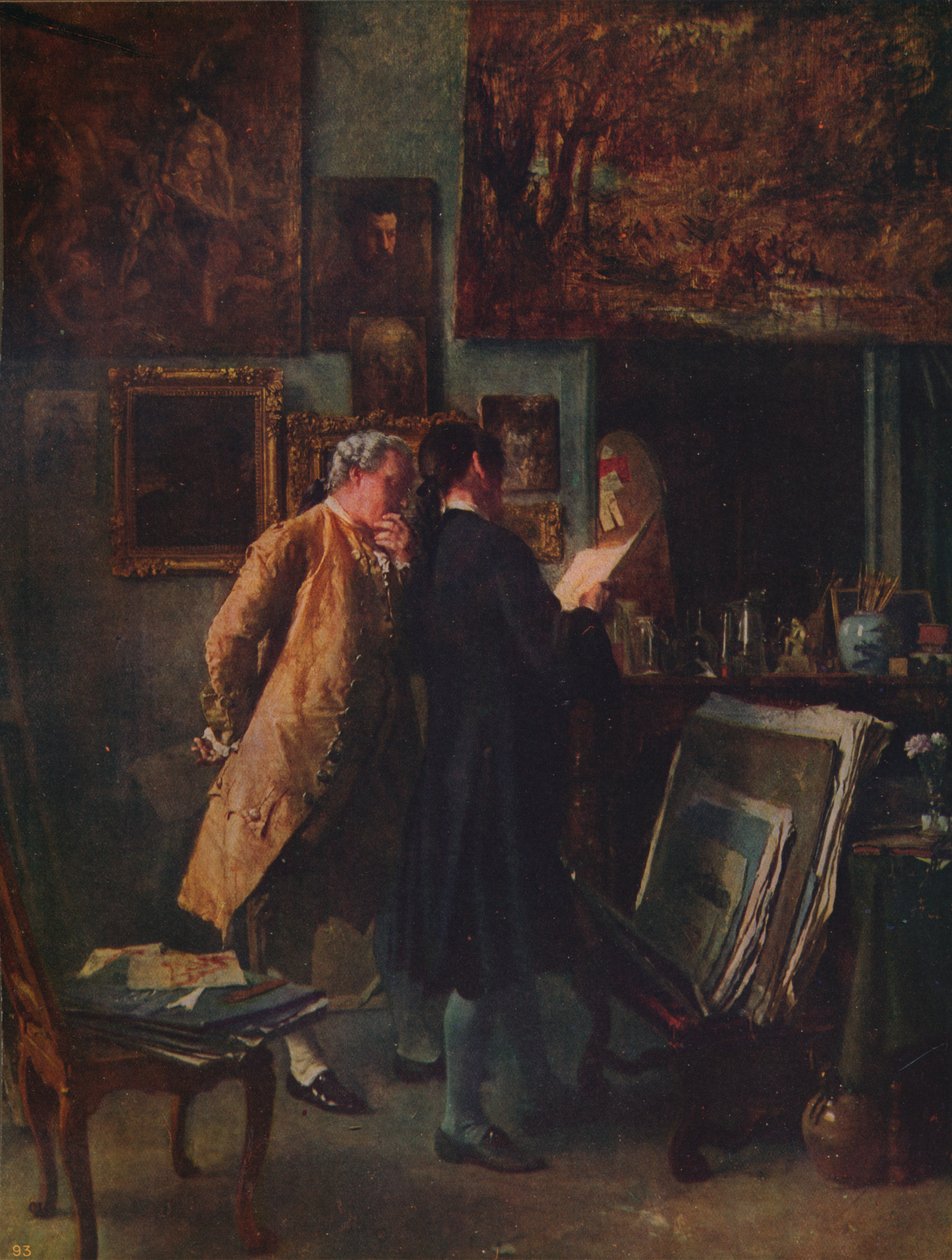 Der Drucksammler von Jean-Louis Ernest Meissonier