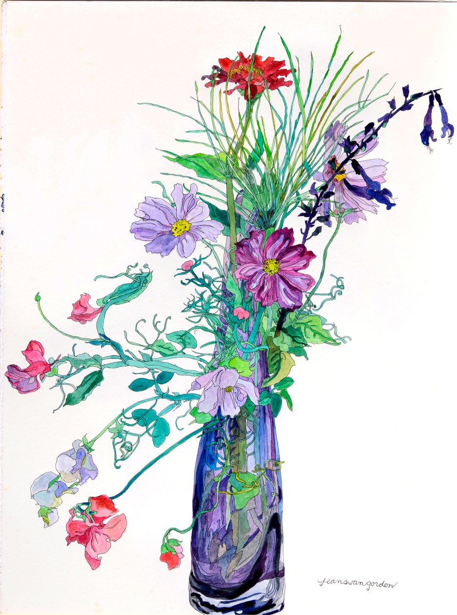 Jerrys Vase von Jean Swan Gordon: hochwertiger Kunstdruck