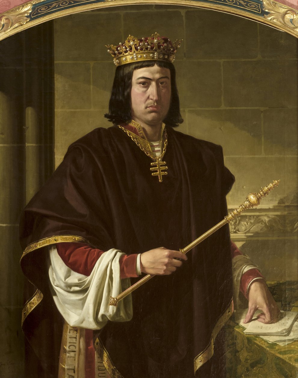 Porträt von König Ferdinand II. von Aragon