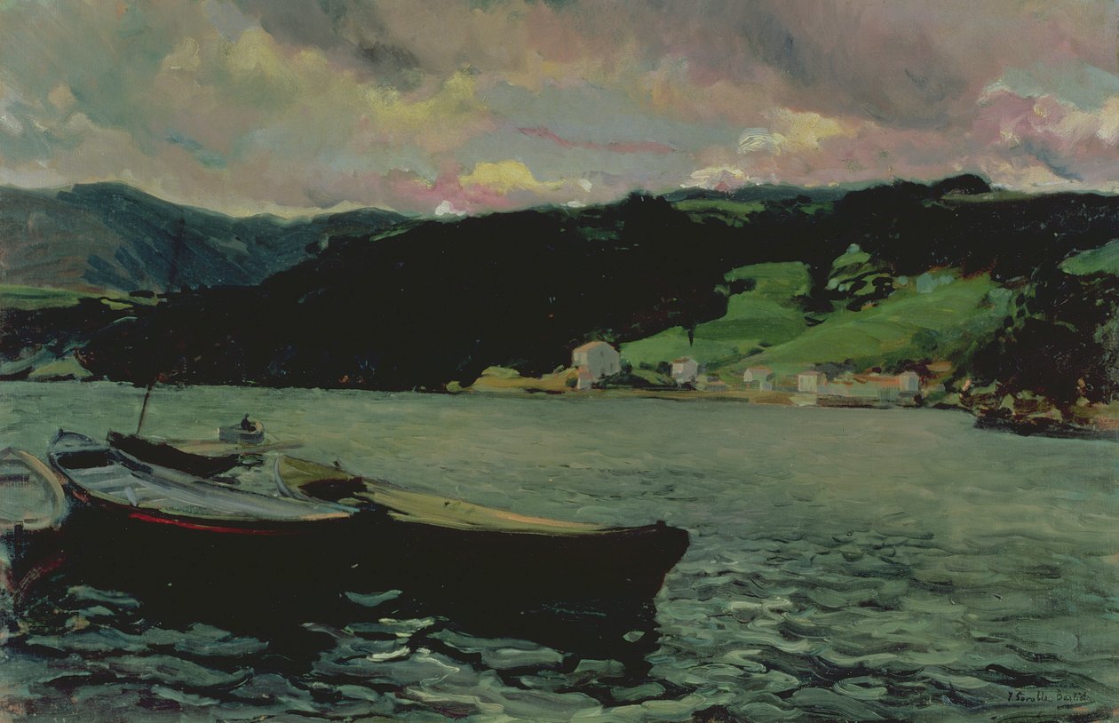 Mündung des Nalon, Asturien von Joaquín Sorolla