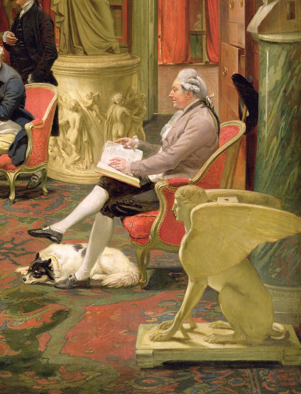 Charles Townley und seine Freunde in der Towneley-Galerie (Detail)
