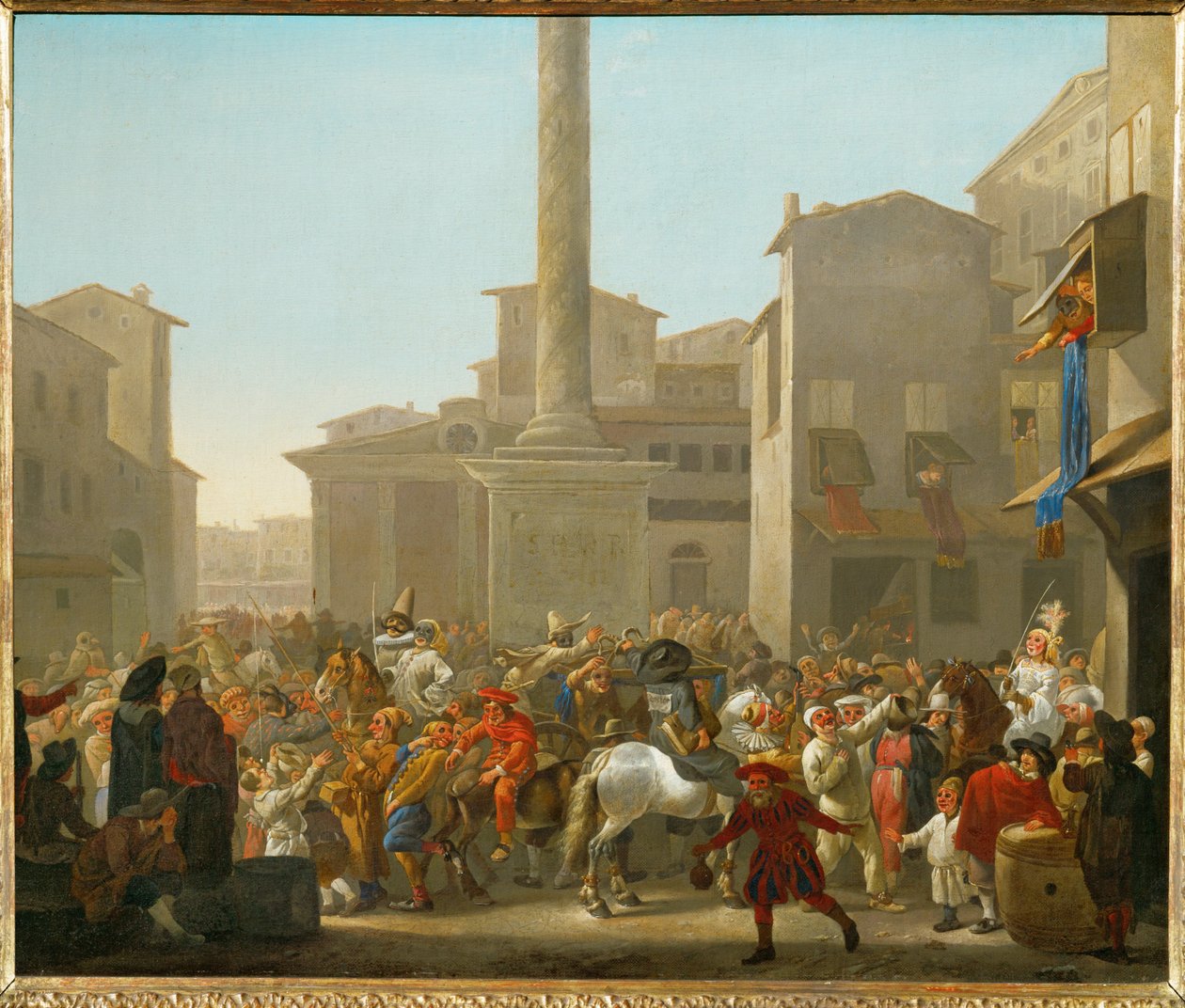Karneval in Rom von Johannes Lingelbach: Kunstdruck kaufen