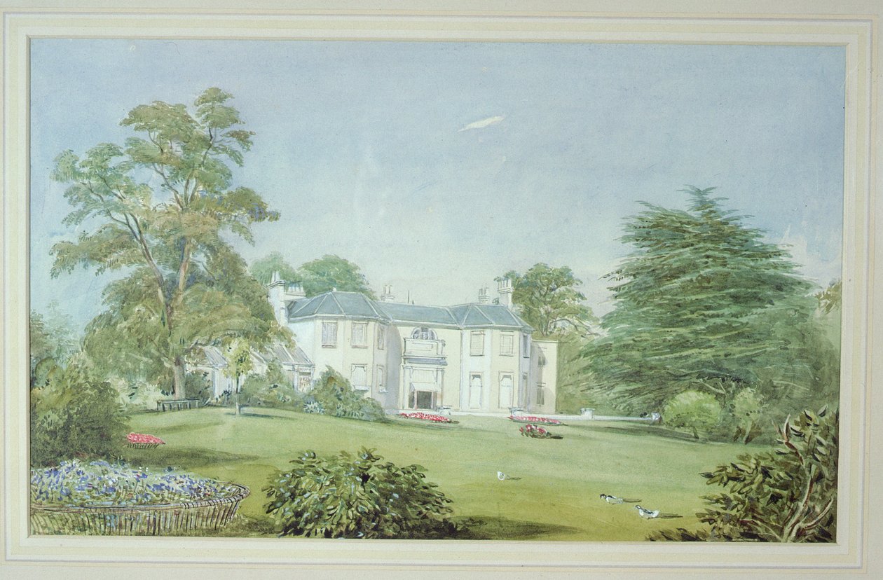 Bohun Lodge, New Barnet von John James Chalon: Kunstdruck