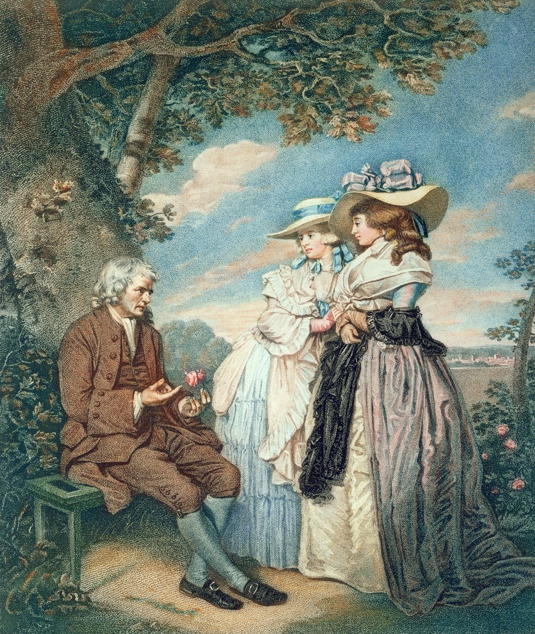 Der Moralist, 1787 von John Raphael Smith: Kunstdruck