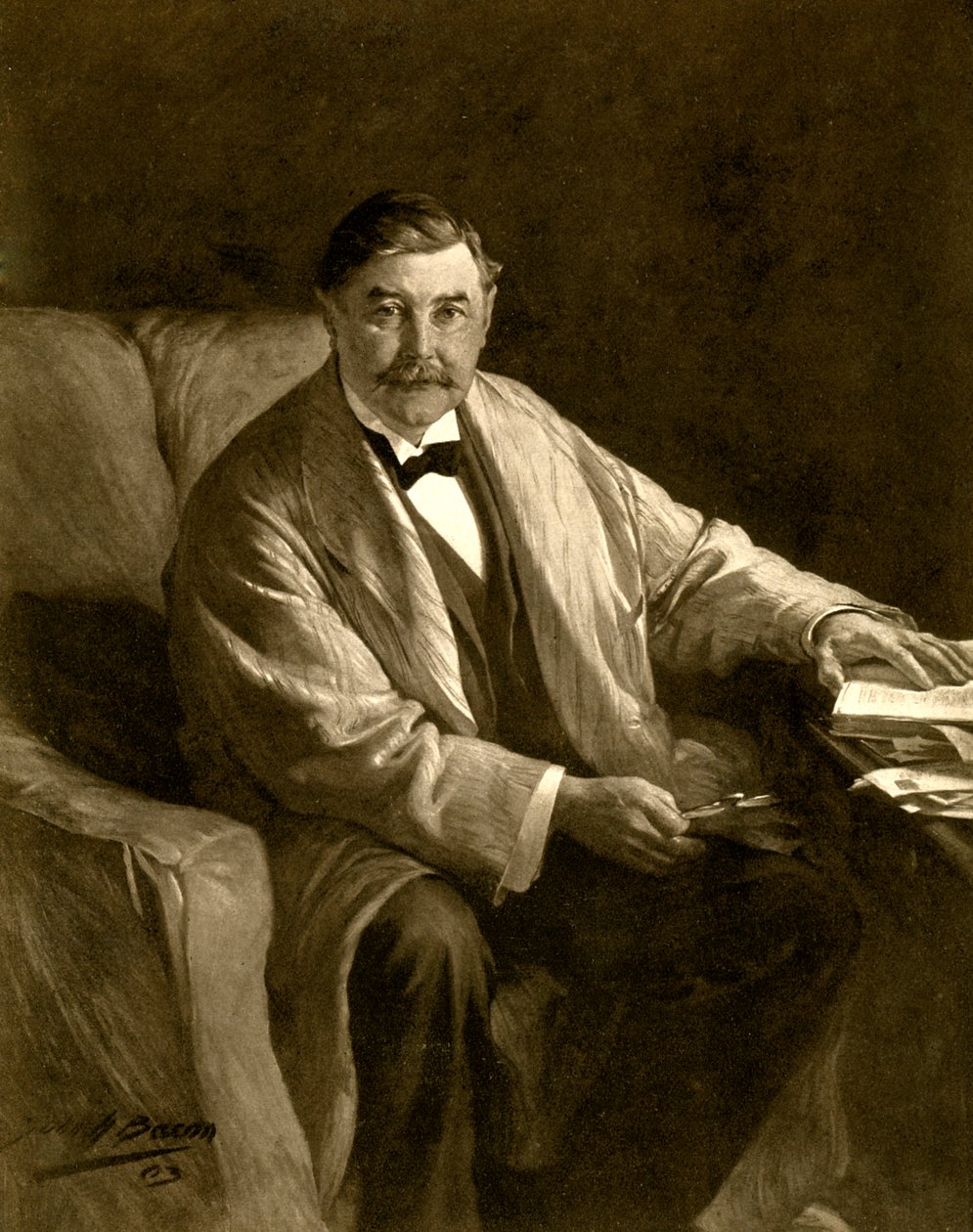 Thomas Power O'Connor, irischer Journalist und Abgeordneter, 1910