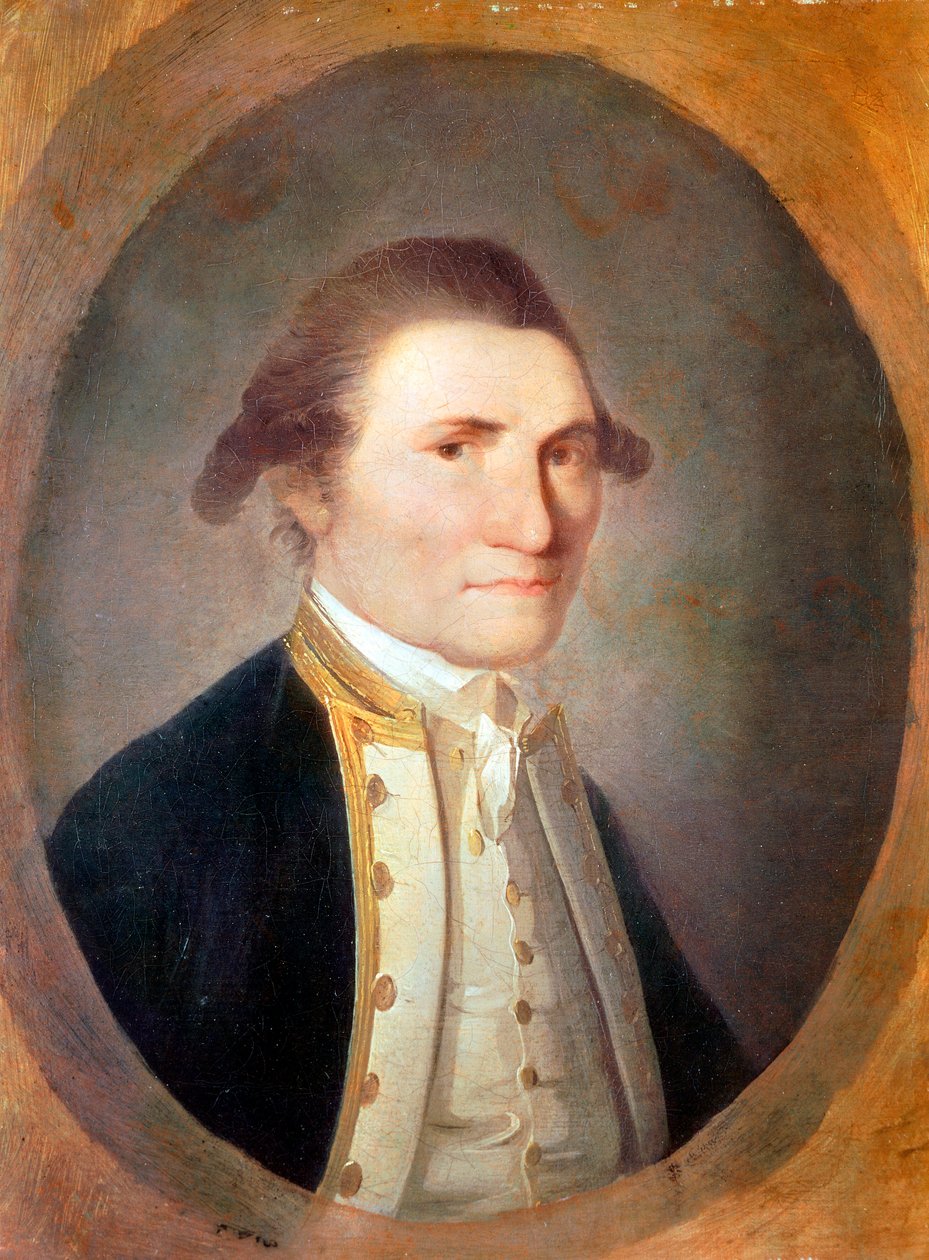 Porträt von James Cook von John Webber: Kunstdruck kaufen