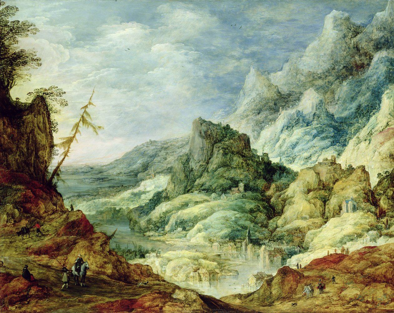 Alpenlandschaft, ca. 1620 von Joos or Josse de Momper
