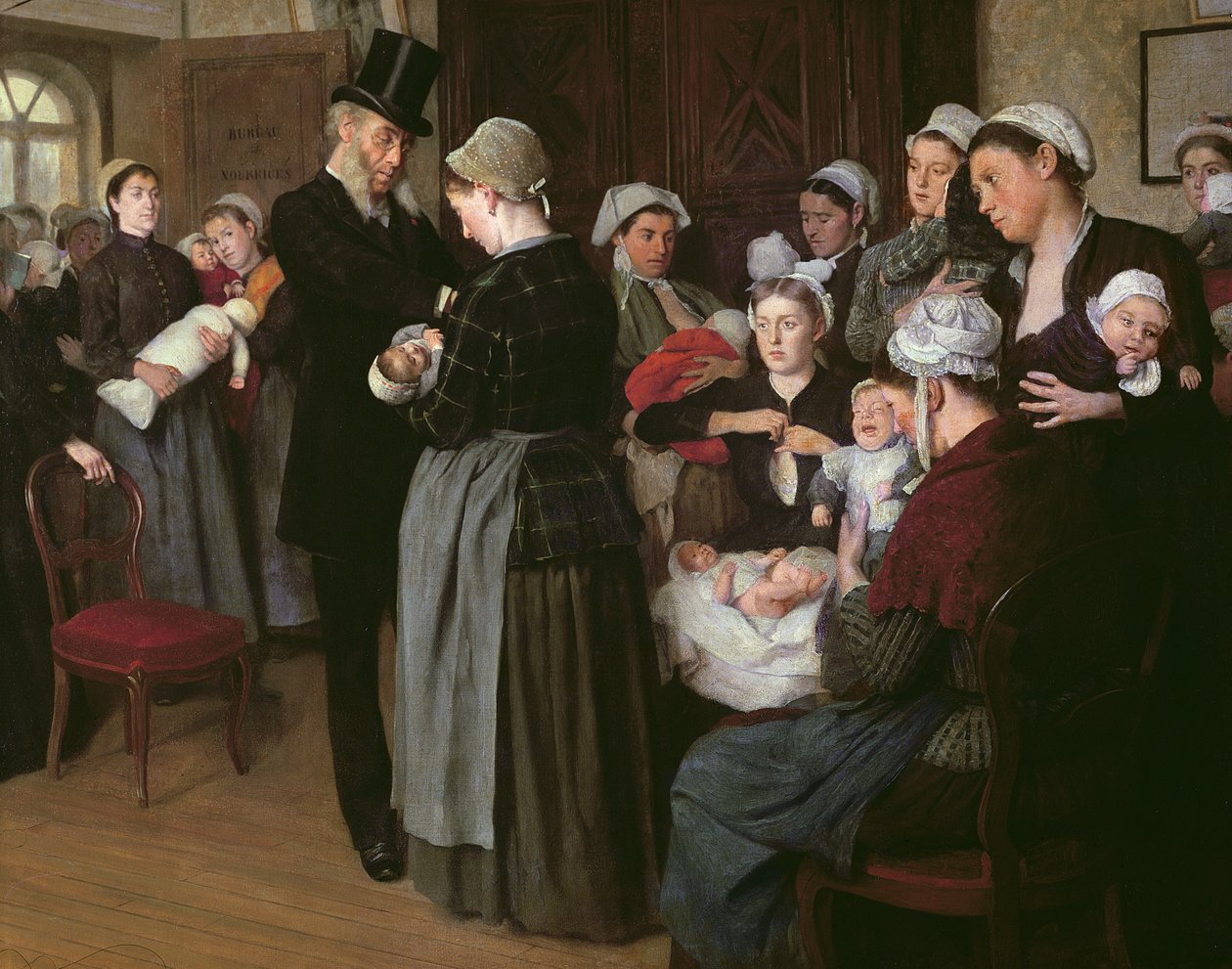 Die Ammenagentur von Jose Frappa: hochwertiger Kunstdruck