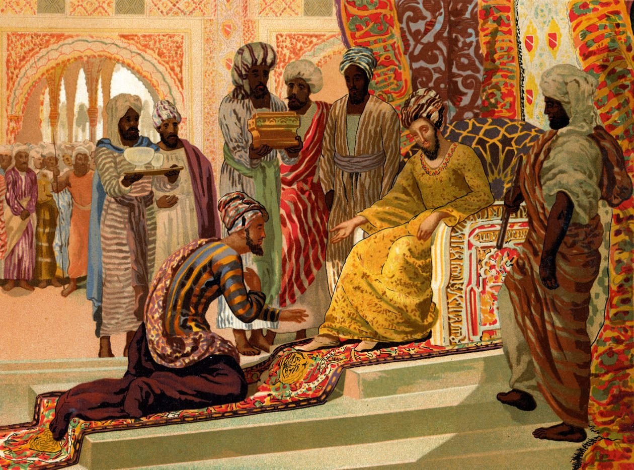 Avicenna wird vom Gouverneur von Isfahan empfangen