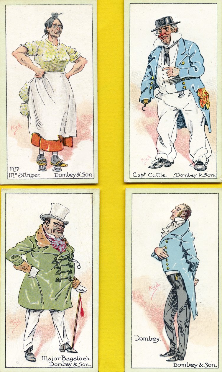 Charaktere aus 'Dombey und Sohn' von Charles Dickens, 1923