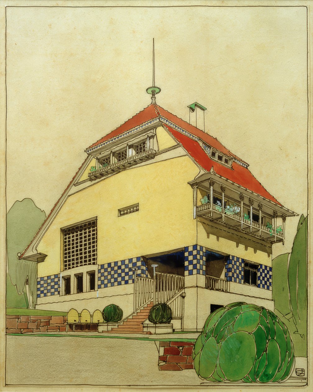 Joseph Maria Olbrich von Joseph Maria Olbrich: Kunstdruck