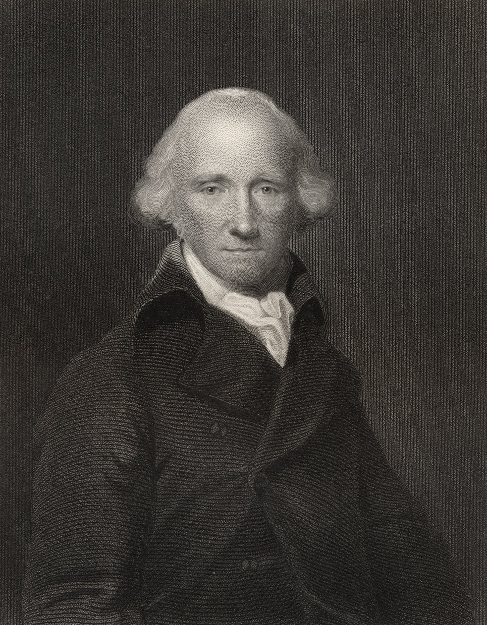 Warren Hastings, graviert von H. Robinson, aus 'National Portrait ...