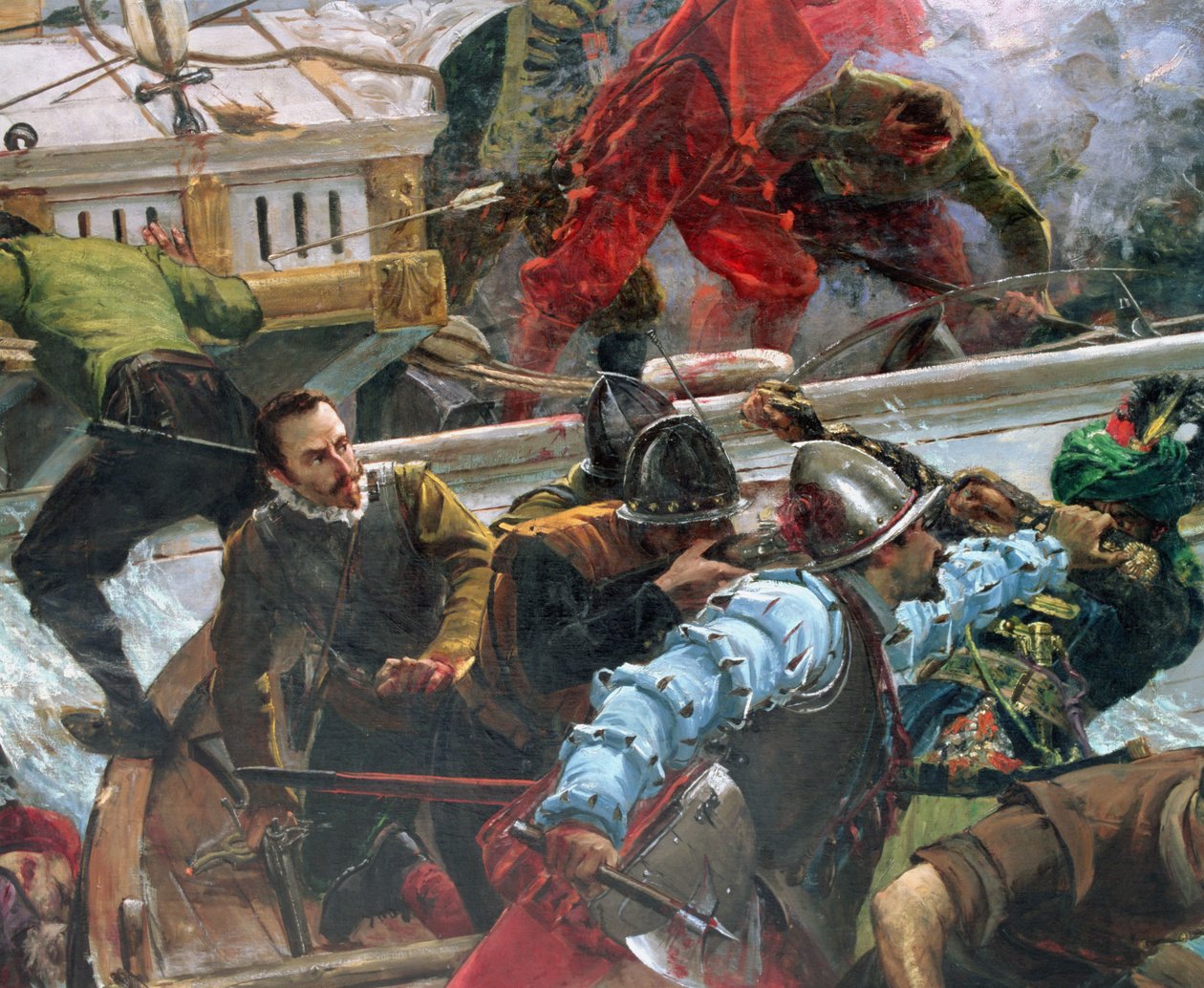 Die Schlacht von Lepanto 1571 (Detail)