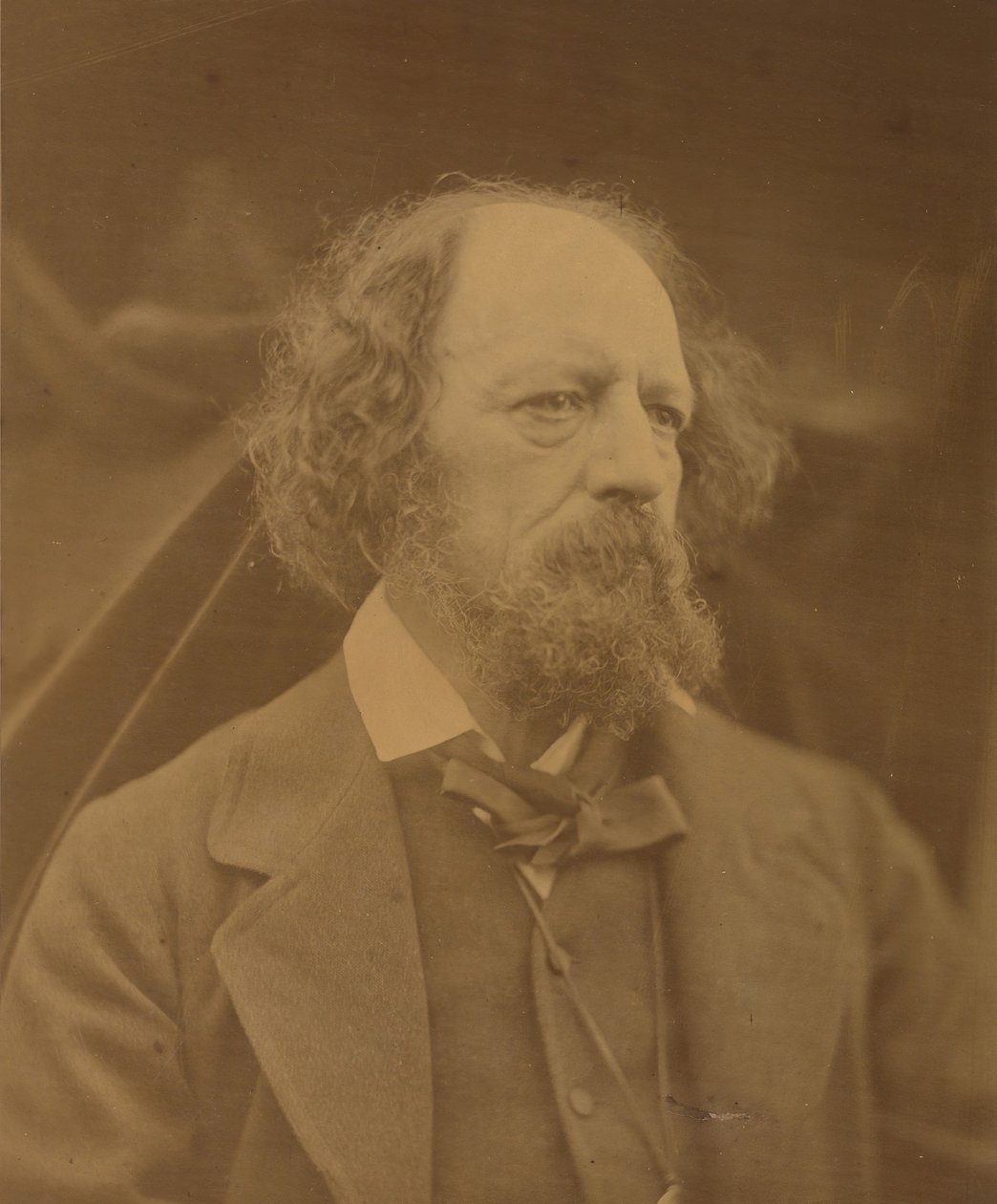 Alfred, Lord Tennyson von Julia Margaret Cameron: Kunstdruck