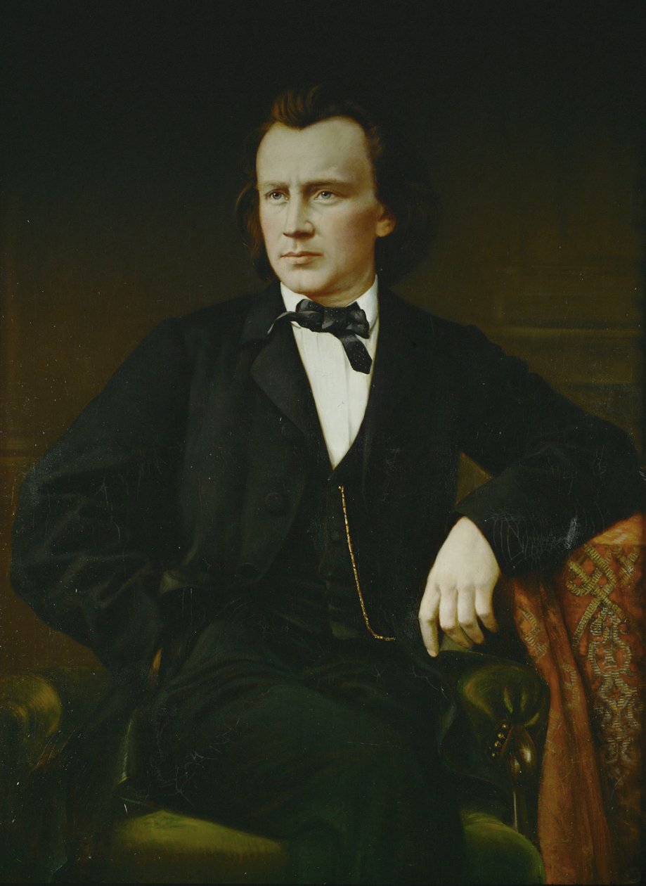 Johannes Brahms von Karl von Jagemann: Kunstdruck kaufen