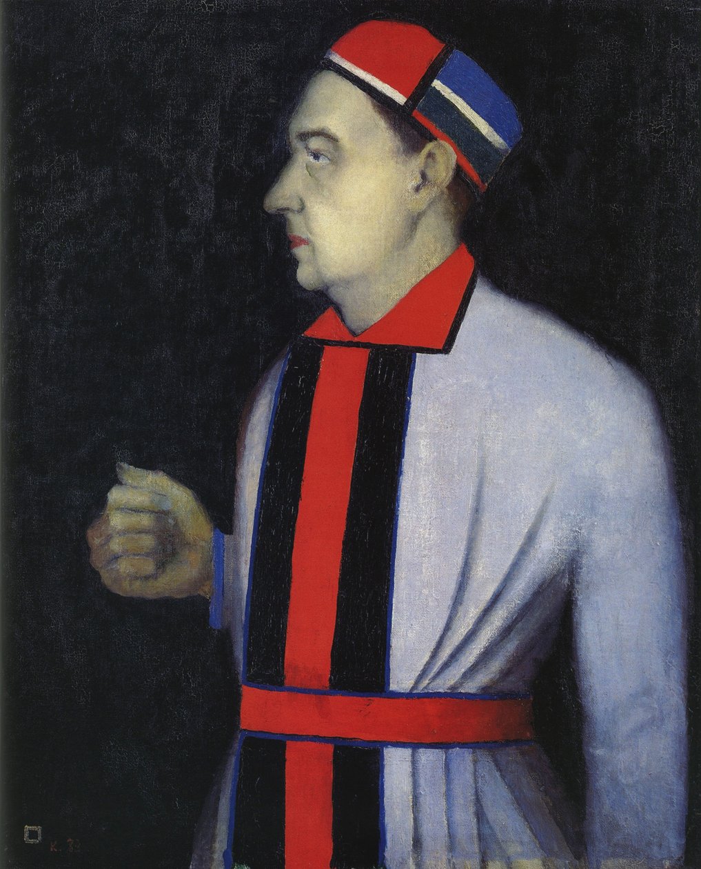 Porträt von Nikolai Punin, 1933