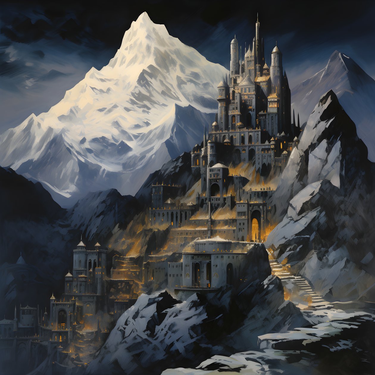 Der Herr der Ringe Erebor von Kurt Heppke: Kunstdruck