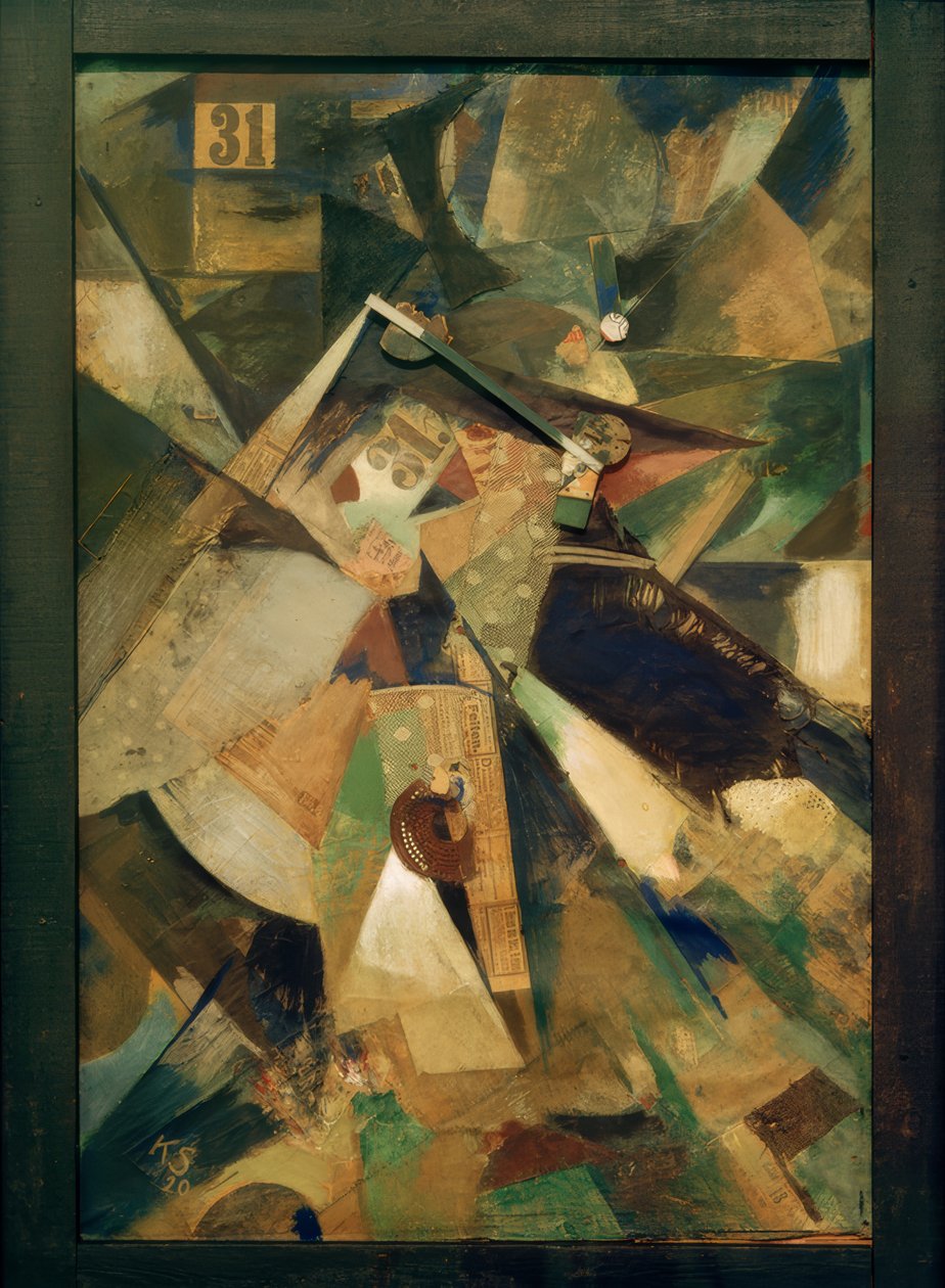 Merzbild Einunddreissig von Kurt Schwitters: Kunstdruck