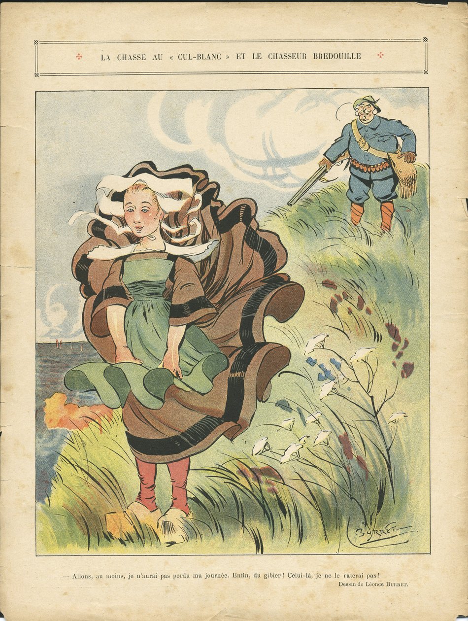 Illustration von Leonce Burret (1865-1915) in Le Rire, 03/09/10 - Die ...