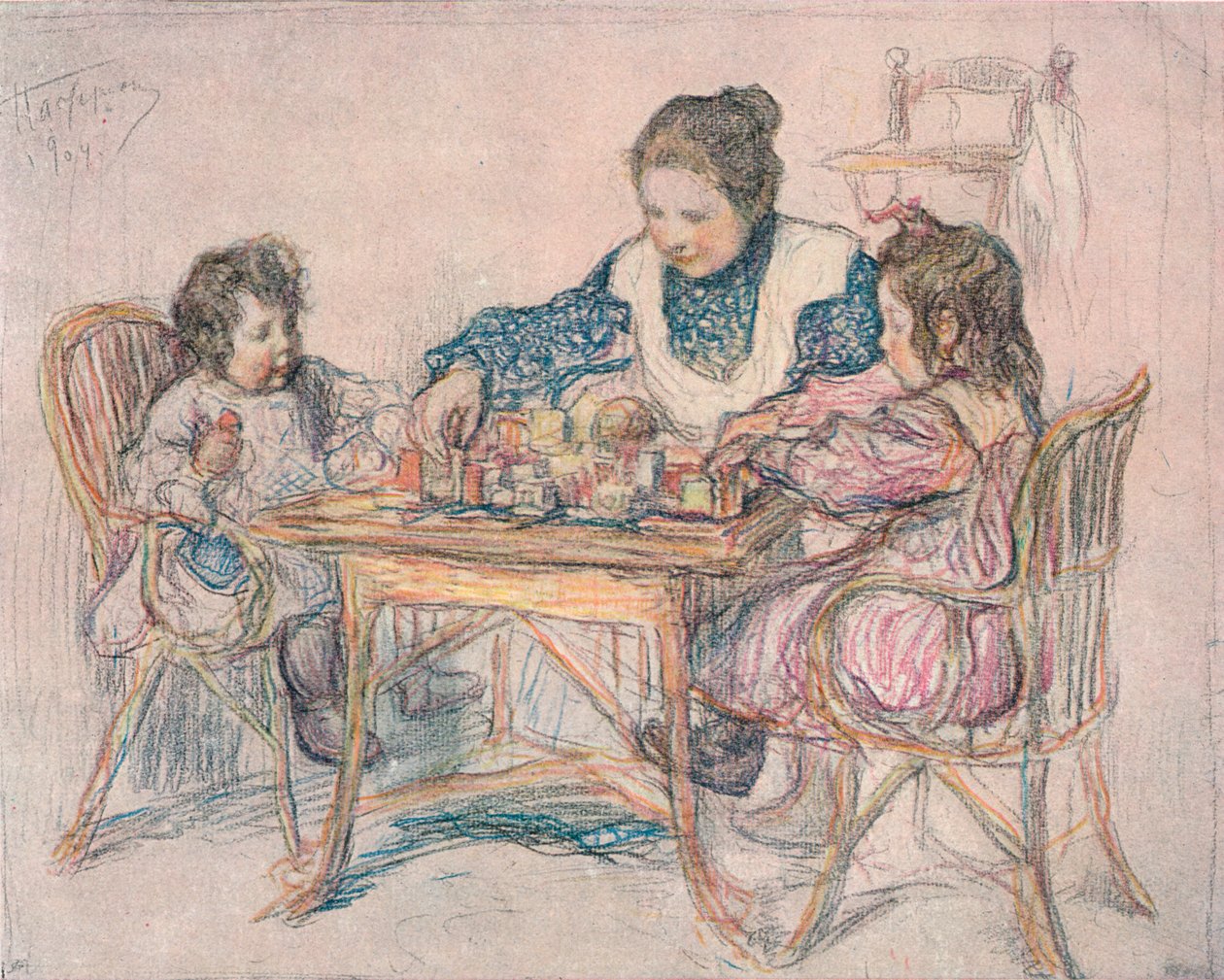 Zeichnung von Leonid Pasternak von Leonid Osipovic Pasternak