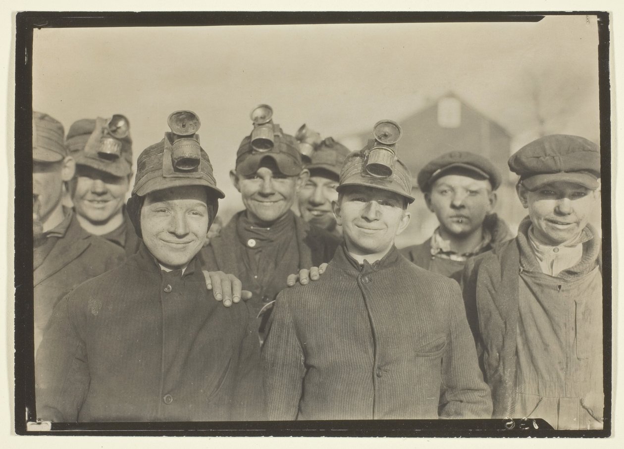 Breaker Boys in einer Kohlenmine in Pennsylvania