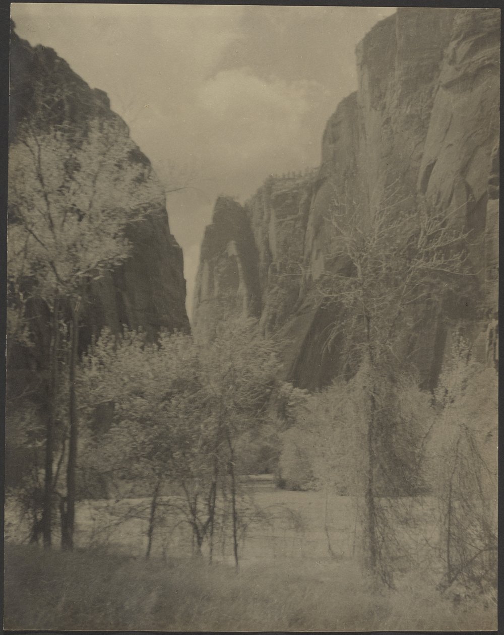 [Canyon-Landschaft] von Louis Fleckenstein: Kunstdruck