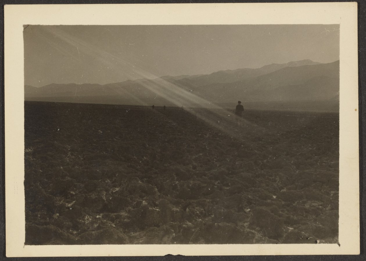 [Figur in Landschaft] von Louis Fleckenstein: Kunstdruck