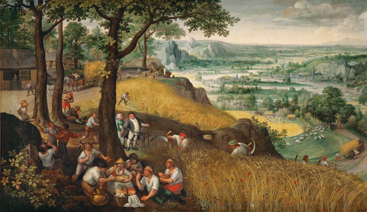 Sommer von Lucas van Valckenborch: hochwertiger Kunstdruck