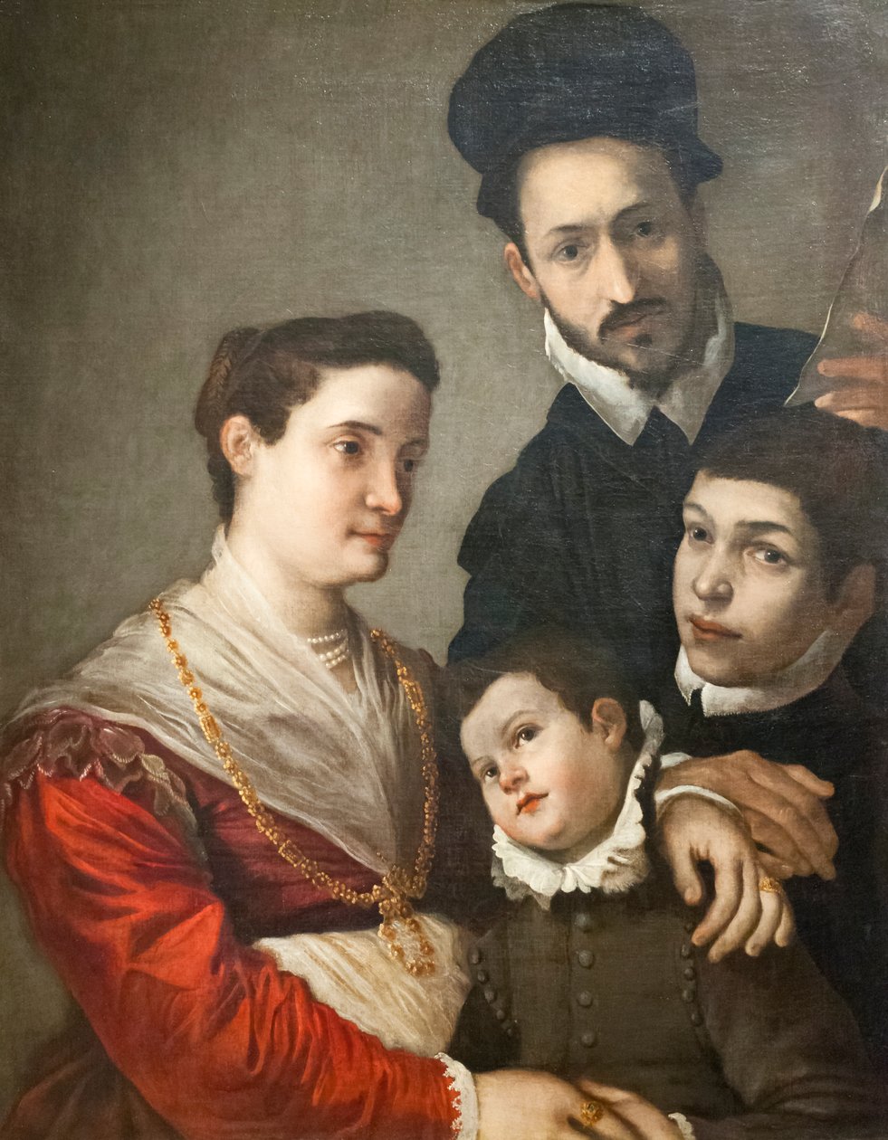 Die Familie Tacconi von Ludovico Carracci: Kunstdruck