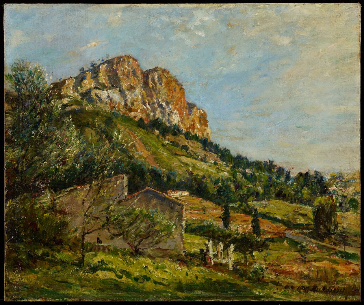 Mont Canaille, Cassis, 1923 von Mark Fisher: Kunstdruck