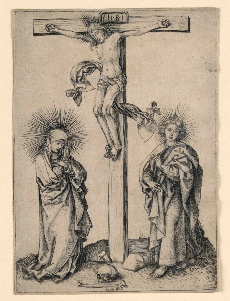 Christus am Kreuz mit Maria und Johannes