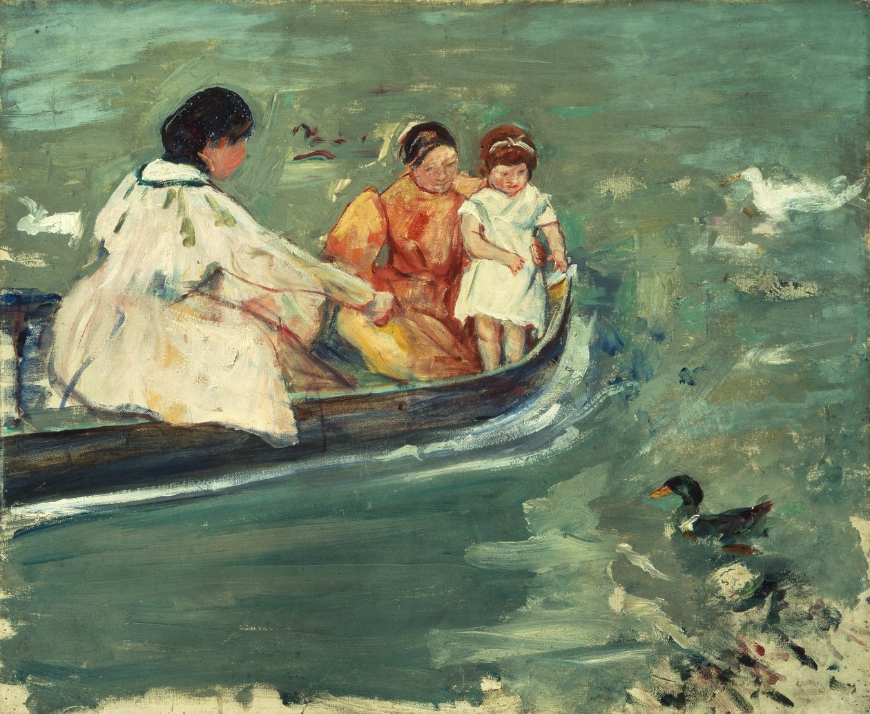 Auf dem Wasser von Mary Stevenson Cassatt: Kunstdruck kaufen