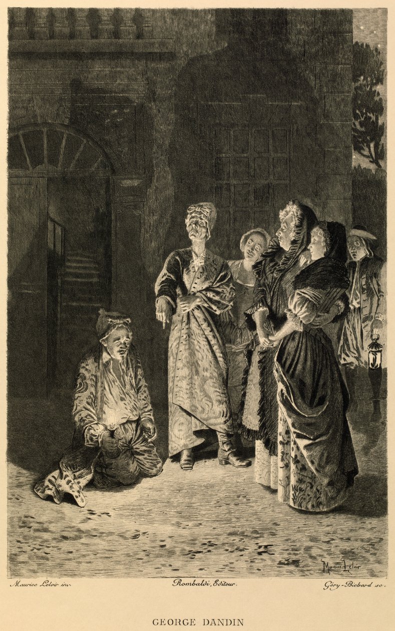 Georges Dandin von Maurice Leloir: hochwertiger Kunstdruck