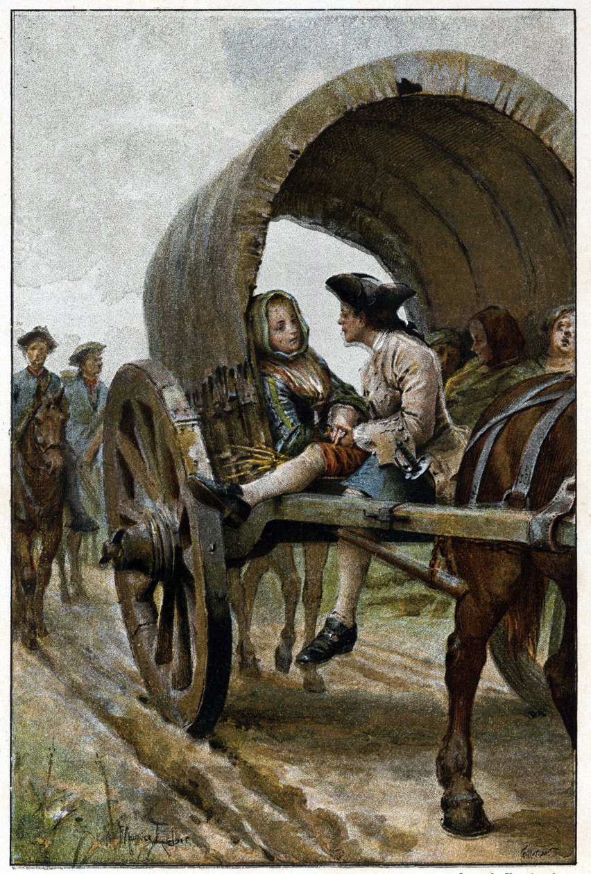 Auf dem Weg nach Havre - in „Histoire de Manon Lescaut et du chevalier ...