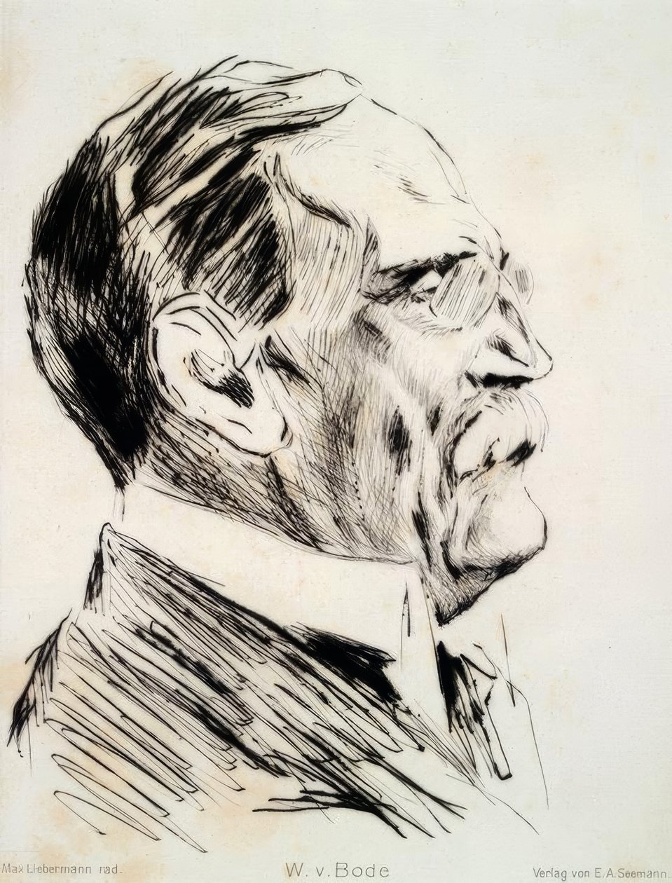 Wilhelm von Bode / Liebermann von Max Liebermann: Kunstdruck