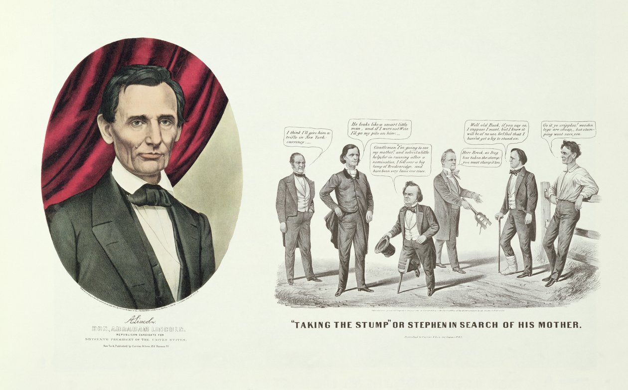 Abraham Lincoln Zeichnung Gesicht
