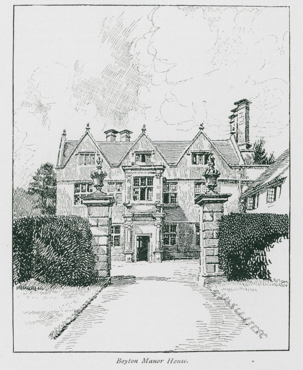 Boyton Manor House von Nelly Erichsen: Kunstdruck kaufen