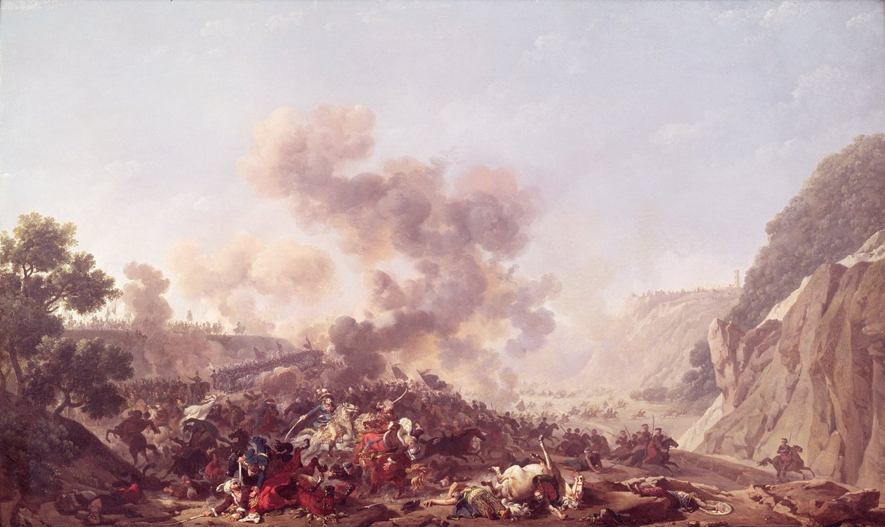 General Jean Andoche Junot, Herzog von Abrantes, in der Schlacht von ...