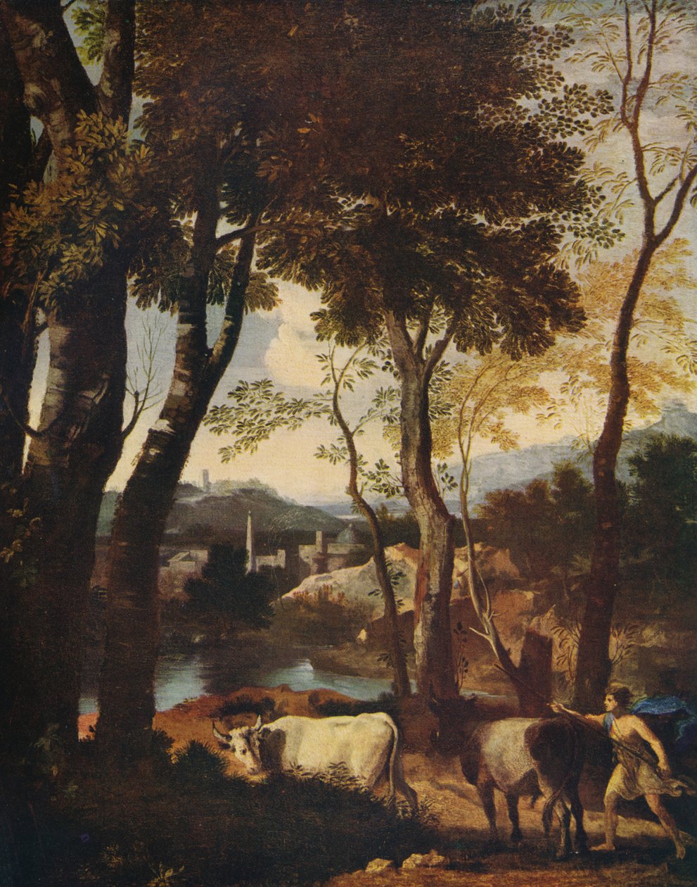 Landschaft von Nicolas Poussin: hochwertiger Kunstdruck