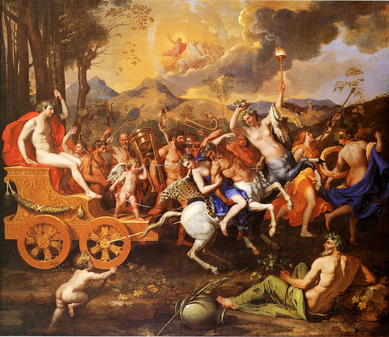 Der Triumph des Bacchus von Nicolas Poussin: Kunstdruck