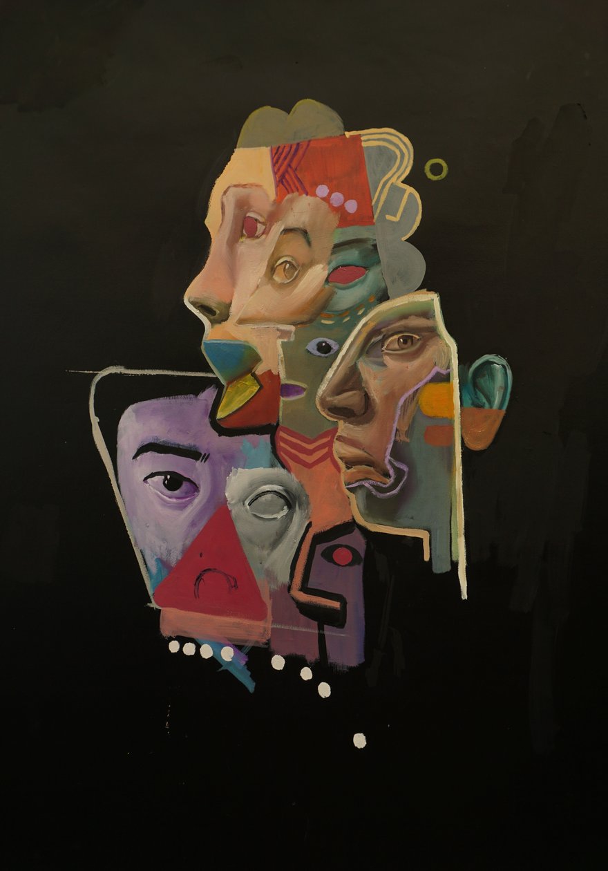 Schloss der Farben (Gedankeninsel) von Oscar Nin: Kunstdruck