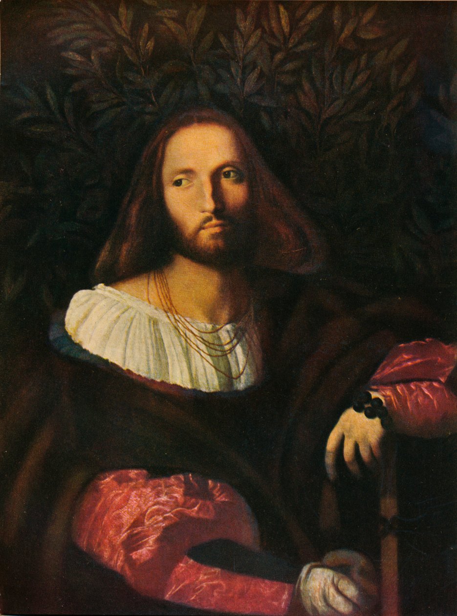 Porträt eines Dichters von Palma Vecchio: Kunstdruck kaufen
