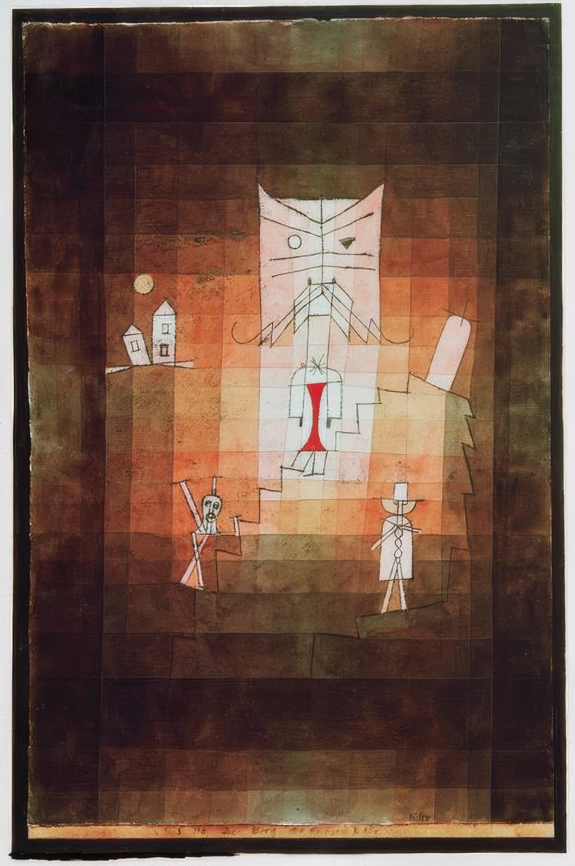 Der Berg der heiligen Katze von Paul Klee: Kunstdruck kaufen